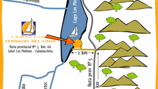 Terrazas del Lago - Cabañas - Ubicación